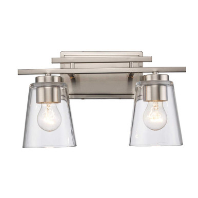 Trans Globe 22492 BN | Iris 2-Light Wall Vanity