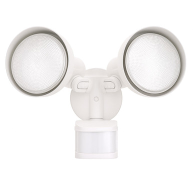 Cyber Tech FM270AH2/WH | White Two Head Motion Security Light