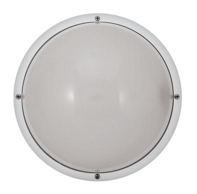 22W LED Outdoor Round Plastic Bulkhead Fixture - 4000K