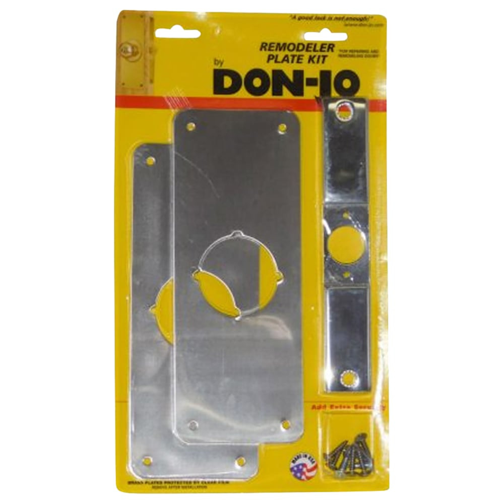 Don Jo RPK-109-630 Remodeler Plate 3-1/2 by 9 Contains 2 RP-13509 and 1 ...