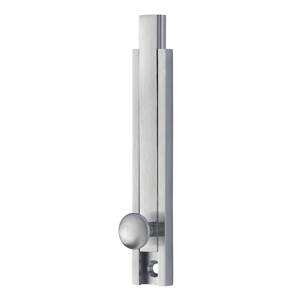 Ives 40B26D 6IN Decorative Brass Light Duty Surface Bolt 6 Satin Chrome ...