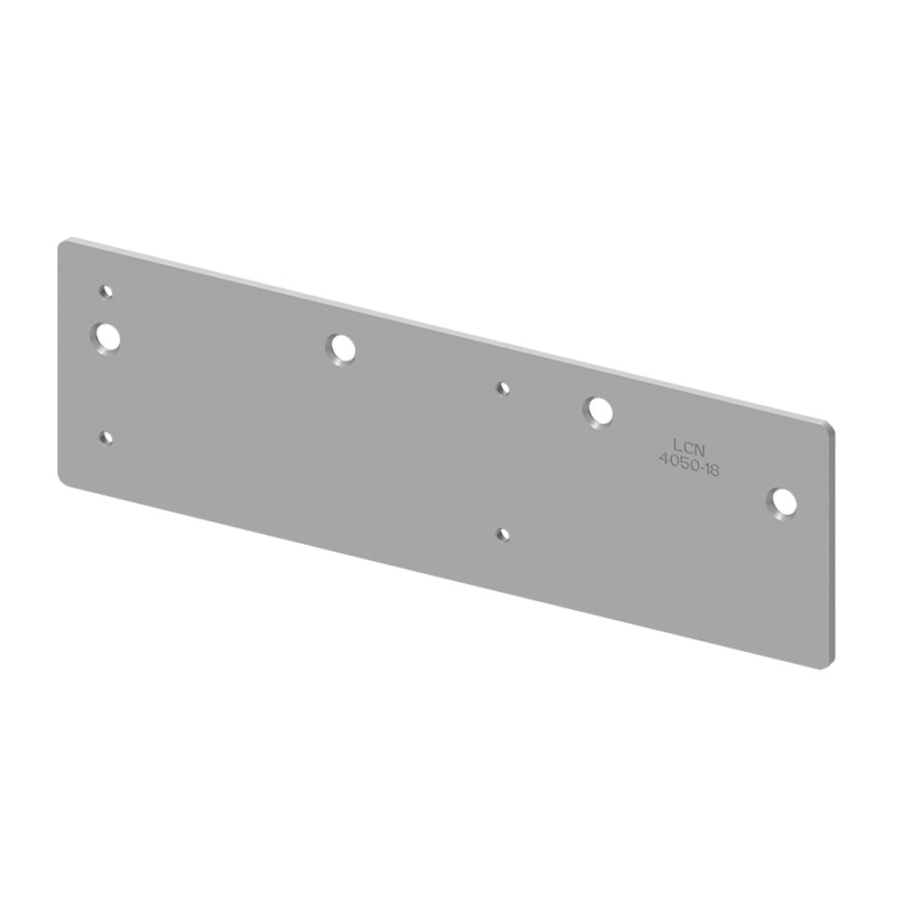 LCN 4050A-18 689 Drop Plate for 4050 Series Aluminum Painted Finish - B ...