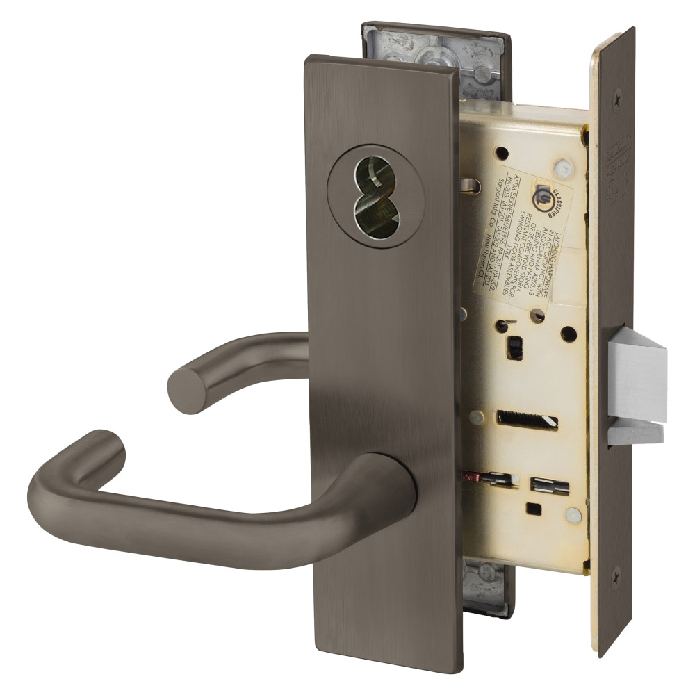 Sargent 70-8237 LE1J 10B Classroom Mortise Lock LE1 Escutcheon J Lever ...