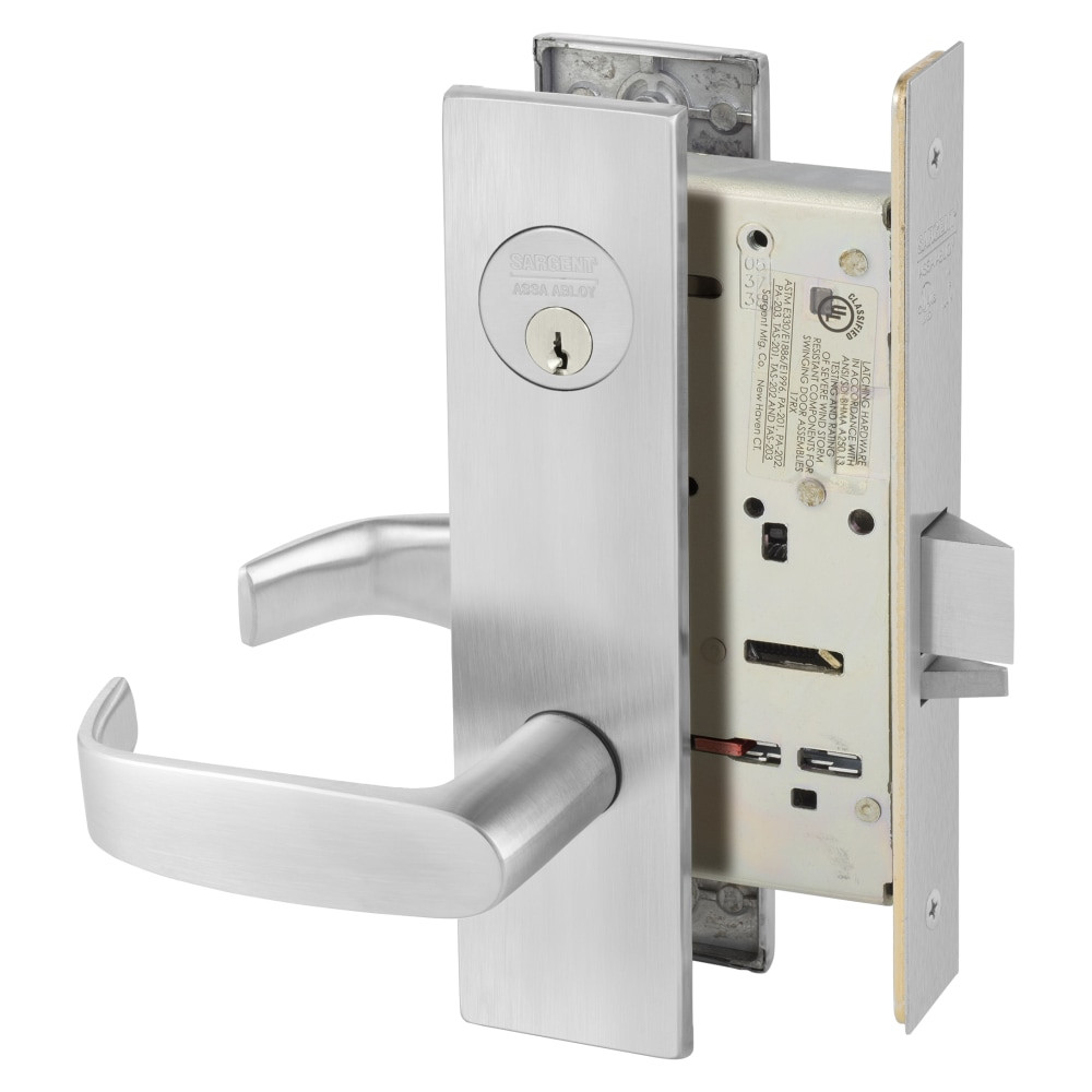 Sargent 8204 LE1L 26D Grade 1 Storeroom or Closet Mortise Lock L ...