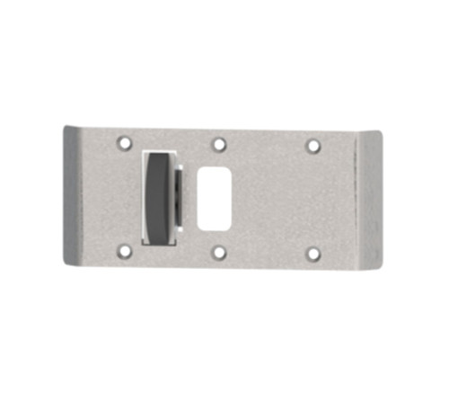 Hager 455 LH US26D Center Hung Combination Rescue Door Stop and Two Way ...