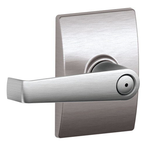 Schlage Residential F40 ELA 626 CEN Grade 2 Privacy Lock Elan Lever ...