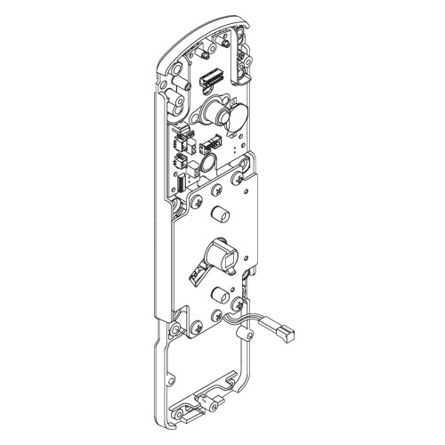 Schlage Electronics 47261347-200 AD200 Class Interior Baseplate Sub ...