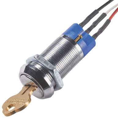 Alarm Controls KA-111A SPDT Keyswitch Double Sided Key Keyed Alike - B ...