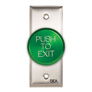 BEA 10ACPBDA9 Pneumatic Push Button Jamb plate oversized 2 Green button ...