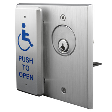 BEA 10COMBOPlateMOM Access Control switch plate keywitch and push plate ...