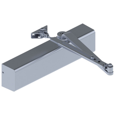 Hager 5200-MLT ALM Grade 1 Surface Closer Push or Pull Side Tri-Mount ...