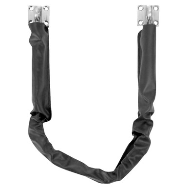 Don Jo HDCC-2512-626 Heavy Duty Crash Chain 25-1/2 with Gray Vinyl ...