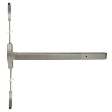 Falcon 24-V-EO 3 32D Grade 1 Surface Vertical Rod Exit Bar Narrow Stile ...