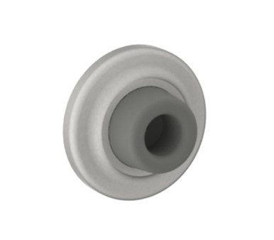 Hager 234W US26D Concave Wall Stop Concealed Mounting Rubber Stop Cast ...