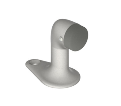Hager 252F US26D Floor Stop Cast Brass with Rubber Bumper 1-9/16 by 2-1 ...