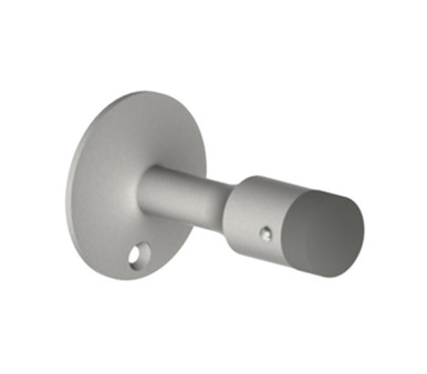 Hager 255W US26D Wall Stop Cast Brass with Rubber Bumper 2-11/32 Base ...