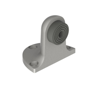Hager 259H US26D Tri-Base Floor Stop Cast Brass with Rubber Bumper 2-1/ ...