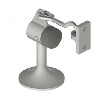 Hager 268F US3 Floor Stop and Holder Cast Brass with Rubber Bumper 2-1/ ...