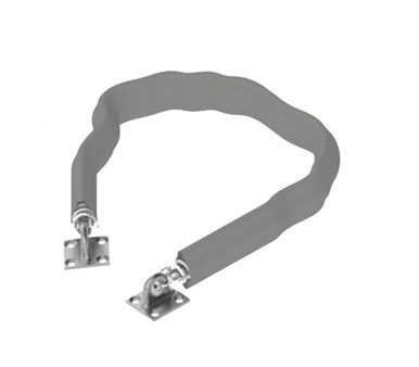 Hager 300D US26D Steel Chain Door Check EPDM Rubber Cover 1-1/2 by 1-1/ ...