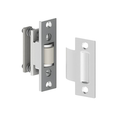 Hager 318D US26 Brass Roller Latch 1 by 3-3/8 Latch Faceplate 1-1/4 by ...