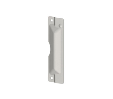 Hager 341D US2C 12 GA Stainless Steel Latch Protector Plate with Lock ...