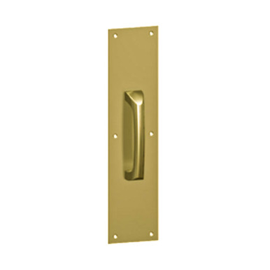 Hager 35N 3.5X15 US4 Square Corner Pull Plate - Cast Pull 005 Gauge 3-1 ...
