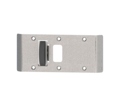 Hager 455 LH US26D Center Hung Combination Rescue Door Stop and Two Way ...