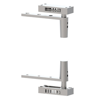 Hager 500 US26D Full Mortise Pivot Standard Weight Brass Rack and ...