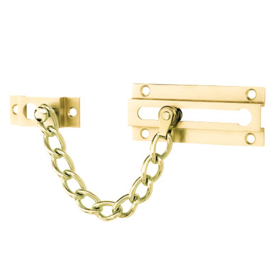 Ives 481F3 Steel Chain Door Guard Bright Brass - B and H Depot Door ...