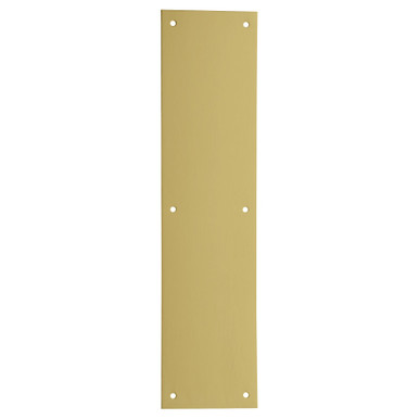 Ives 8300-0 US4 4x16 Push Plate Drilled for 10 CTC Pull Handle 4 x 16 ...