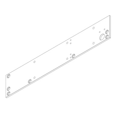 LCN 4410ME-18 RH 689 Drop Plate Narrow Top Rail or Flush Ceiling Right ...