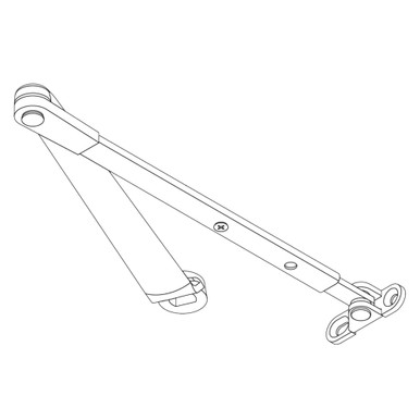 LCN 4410ME-3077 689 Standard Arm Aluminum - B and H Depot Door Hardware ...