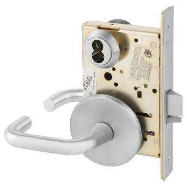 Sargent 70-8205 LJ 26D Office or Entry Mortise Lock L Rose J Lever SFIC ...
