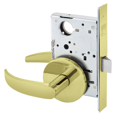 Sargent 8215 LP 3 Grade 1 Passage or Closet Mortise Lock P - Lever L ...