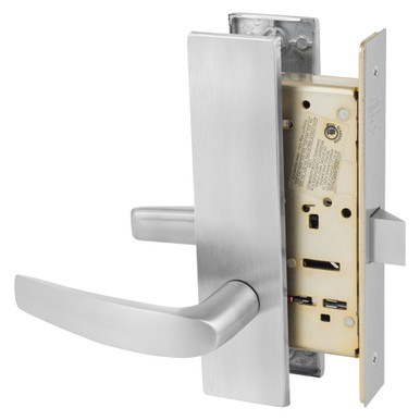 Sargent 8215 LW1B 26D Grade 1 Passage or Closet Mortise Lock B - Lever ...