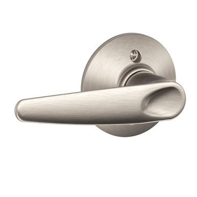 Schlage Residential F170 JAZ 619 Grade 2 Single Dummy Jazz Lever Satin ...