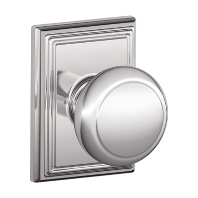 Schlage Residential F10 AND 625 ADD Passage Latch Andover Knob Addison ...