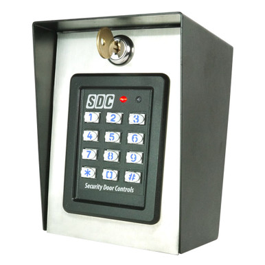 SDC 926 Outdoor Keypad for Surface Wall or Pedestal Post Mount - B and ...