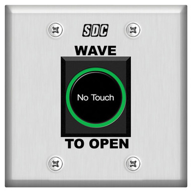 SDC 474DU Sanitary No Touch Wave-to-Exit Switch Double Gang DPDT No ...