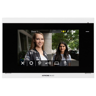 Aiphone IXG-2C7 Intercom System with Touchscreen and Built-in HID ...
