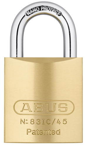 ABUS 83IC/45B 2 Brass Padlock with 2-Inch Shackle - Secure and Durable ...