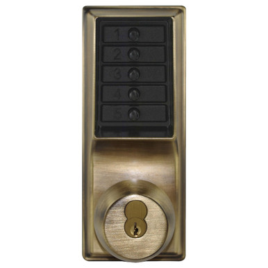 Kaba Simplex 1021S-05-41 Grade 1 Pushbutton Cylindrical Knob Lock ...