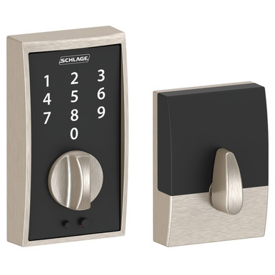 Schlage Residential BE375 CEN 619 Grade 2 Touchscreen Deadbolt Lock ...