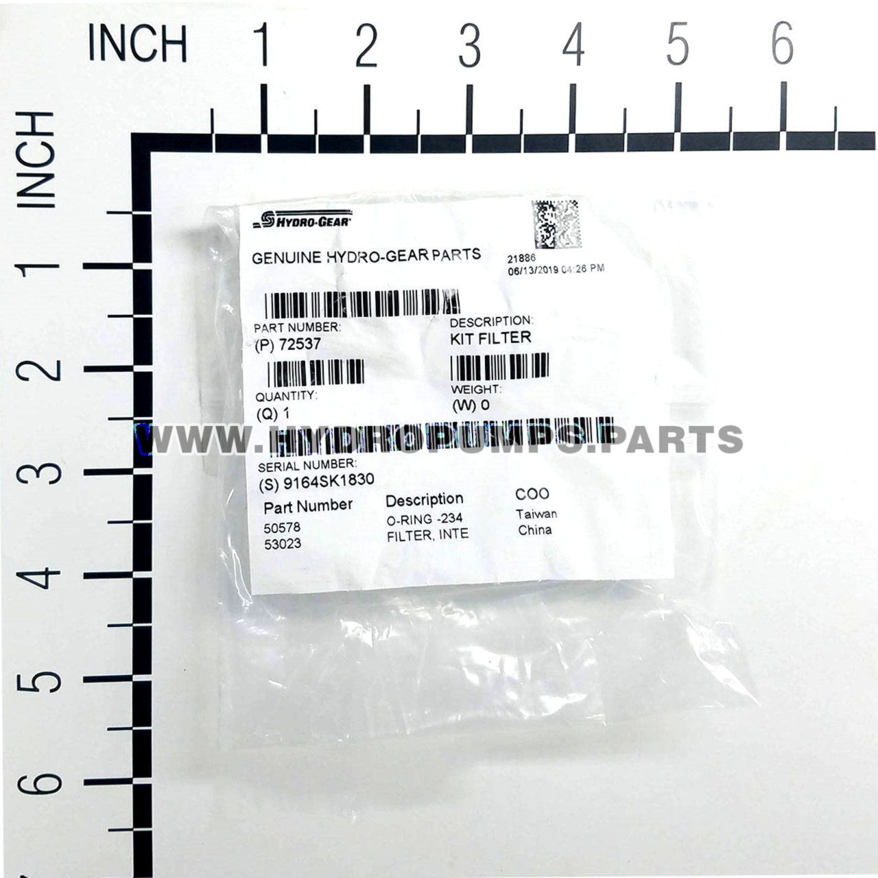 Hydro-Gear 72537 - Kit Filter - Genuine Part