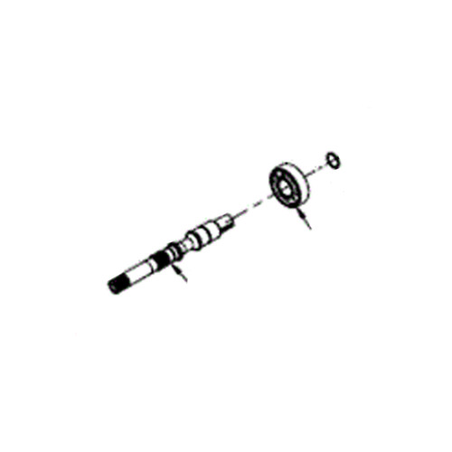 Hydro-Gear 71258 - Kit Pump Shaft 1/2" Keyed Slotted - Genuine Part