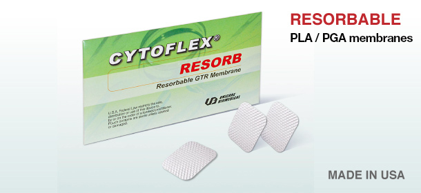 CYTOFLEX Resorbable PLA/ PGA Barrier Membrane | AD Surgical