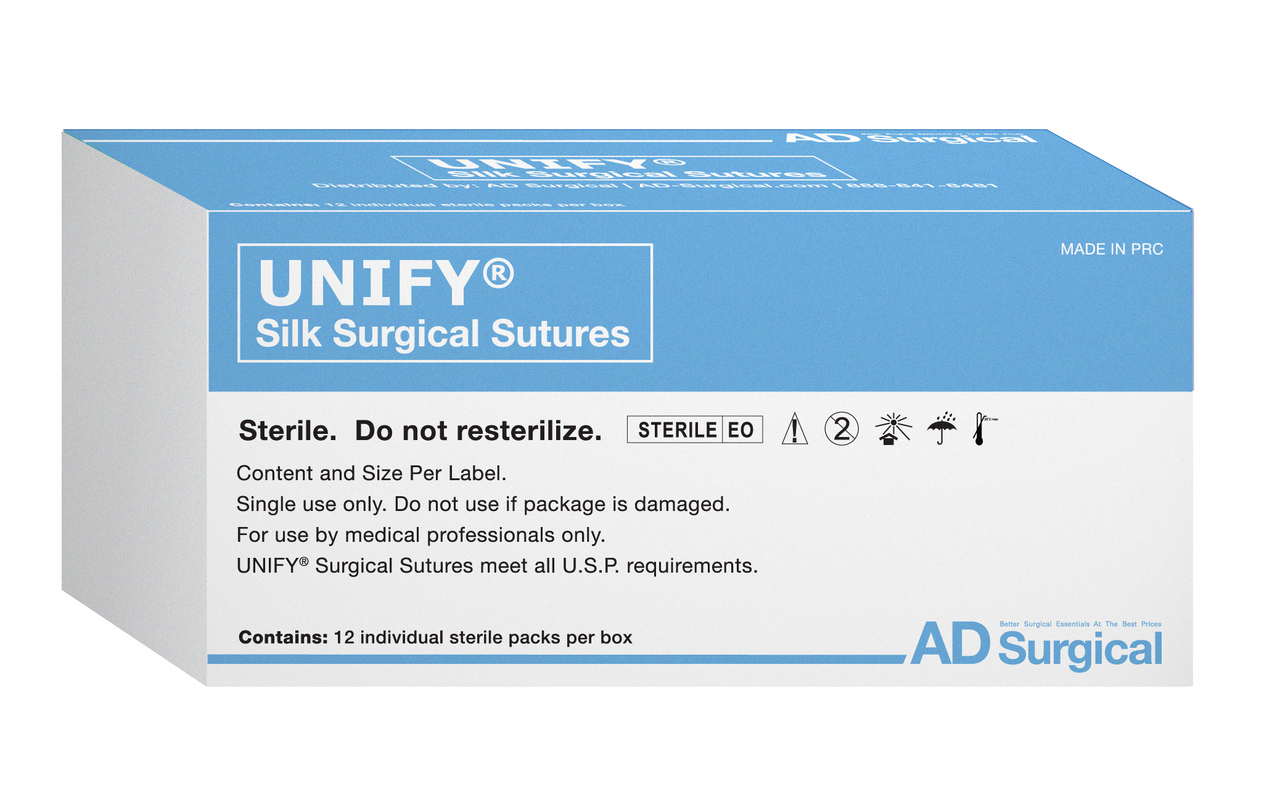 suture, silk, medium, reverse cut, color, black, 30 inch, 30", 19 mm, 3 ...