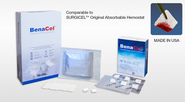 BENACEL Absorbable Hemostatic Dressings | AD Surgical
