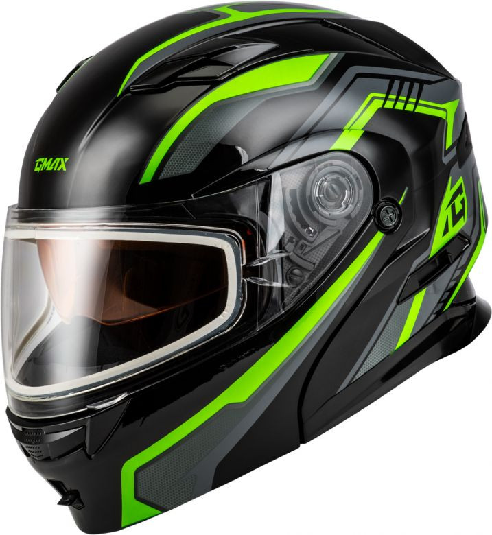 GMax MD01S Transistor Modular Snow Helmet - Dual Shield - Motorcycle ...
