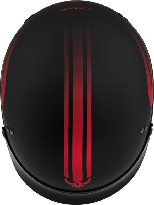 GMax HH65 Retibution Half Helmet with Peak - Motorcycle Closeouts by ...